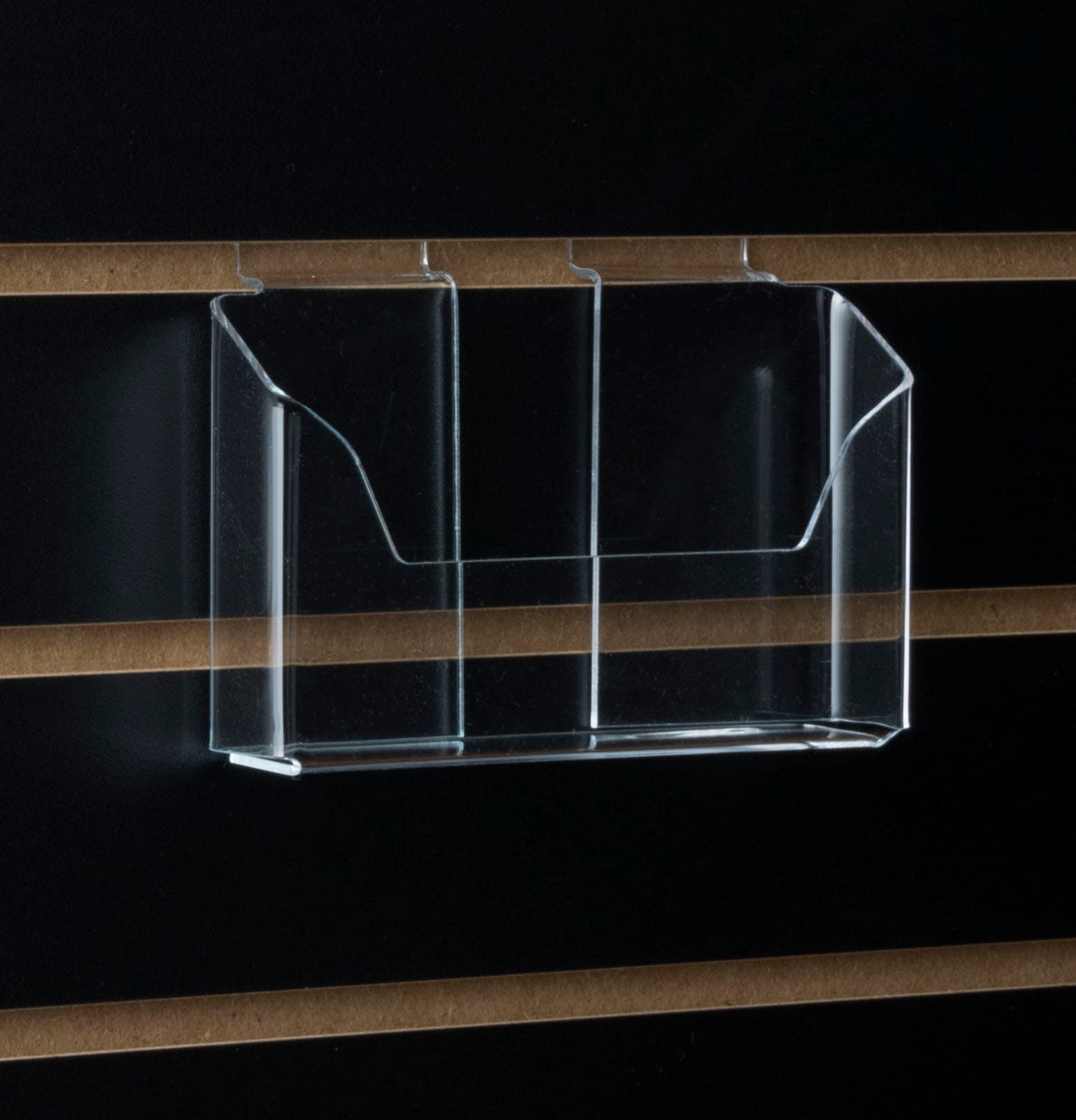 Slatwall Postcard Rack | Clear Acrylic Design | Displays2Go