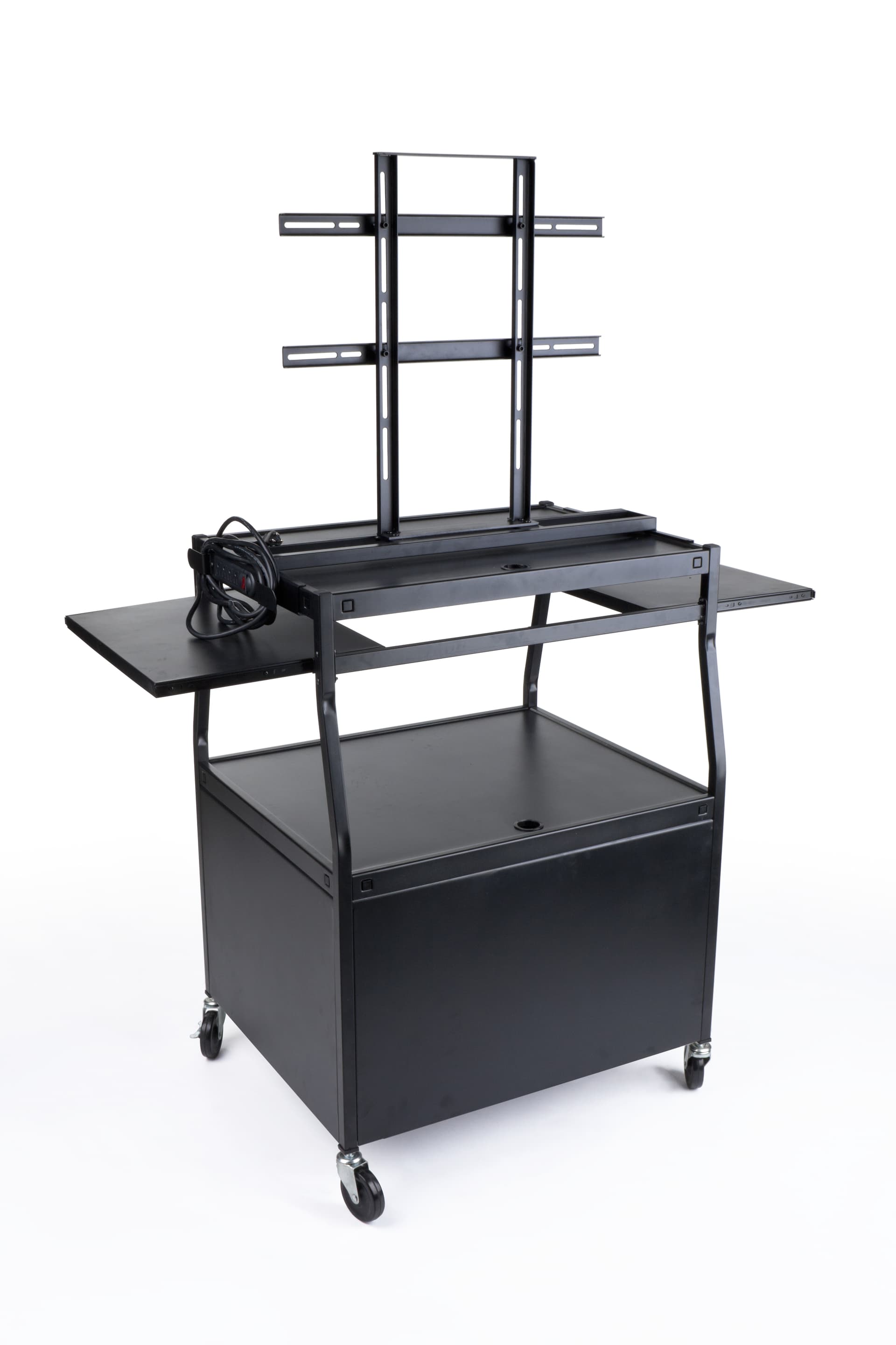 AV Media Cart | Fits 40"-55" Televisions - Includes Side Trays ...