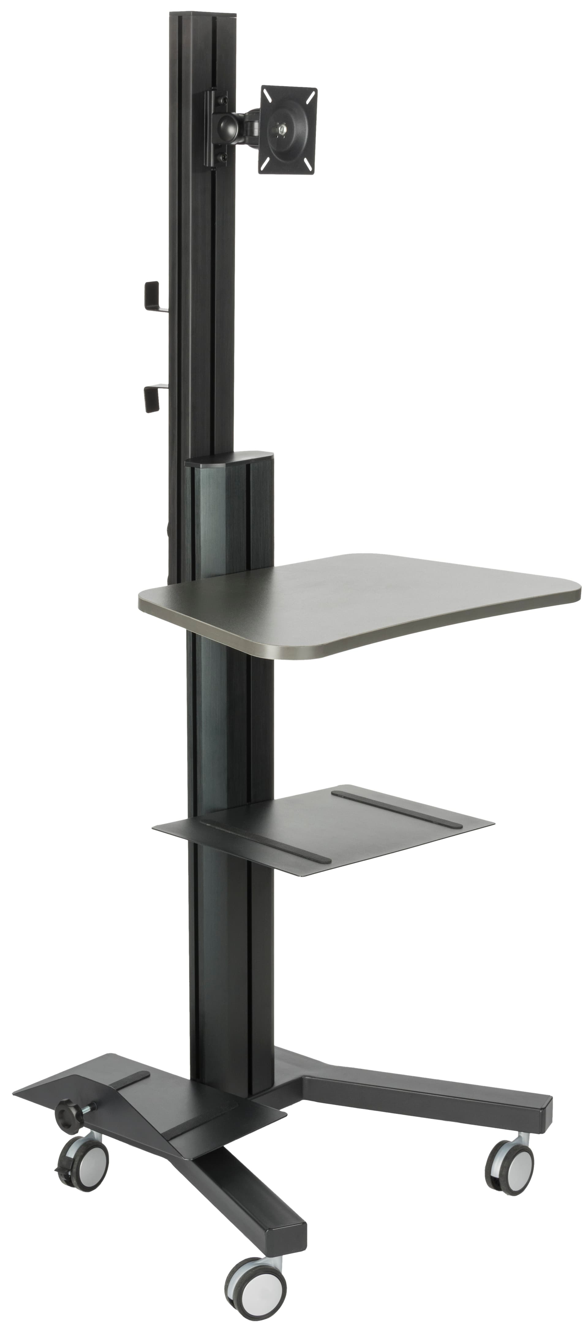 Ergonomic Computer Workstation | Sliding Keyboard Shelf | Displays2Go