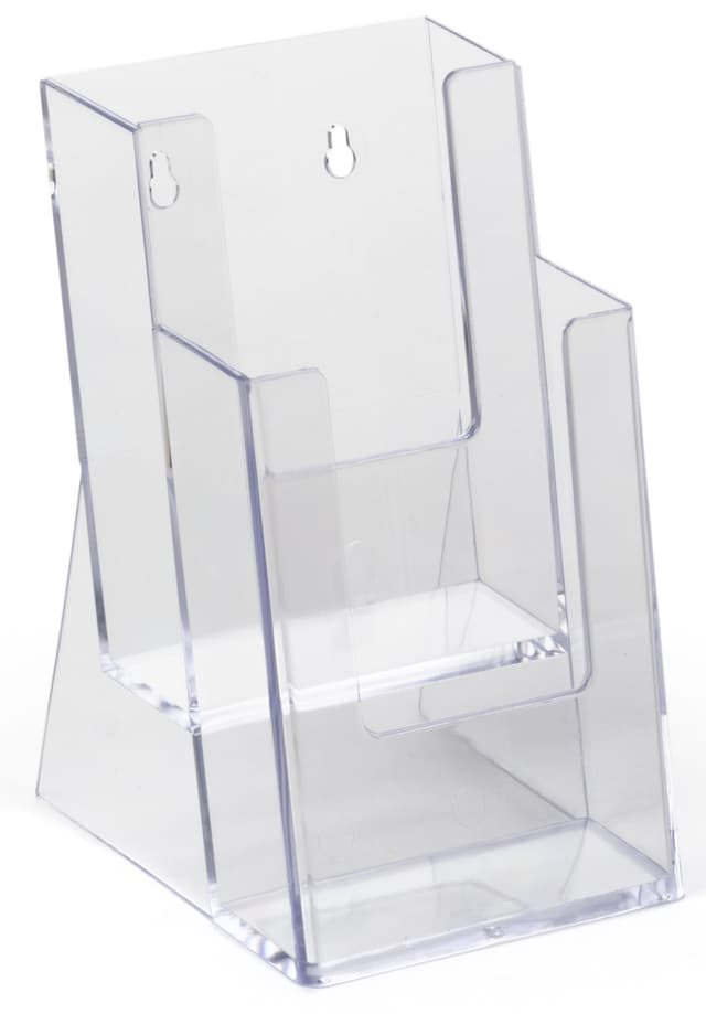 Moulded Plastic Brochure Racks | Double Tiered Plastic Assembly ...