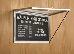 This Indoor Letter Board Includes (1) Set of Changeable Letters! In ...