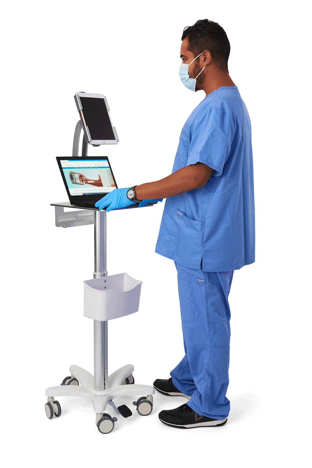 Medifor Mobile Tablet Medical Cart | Displays2Go