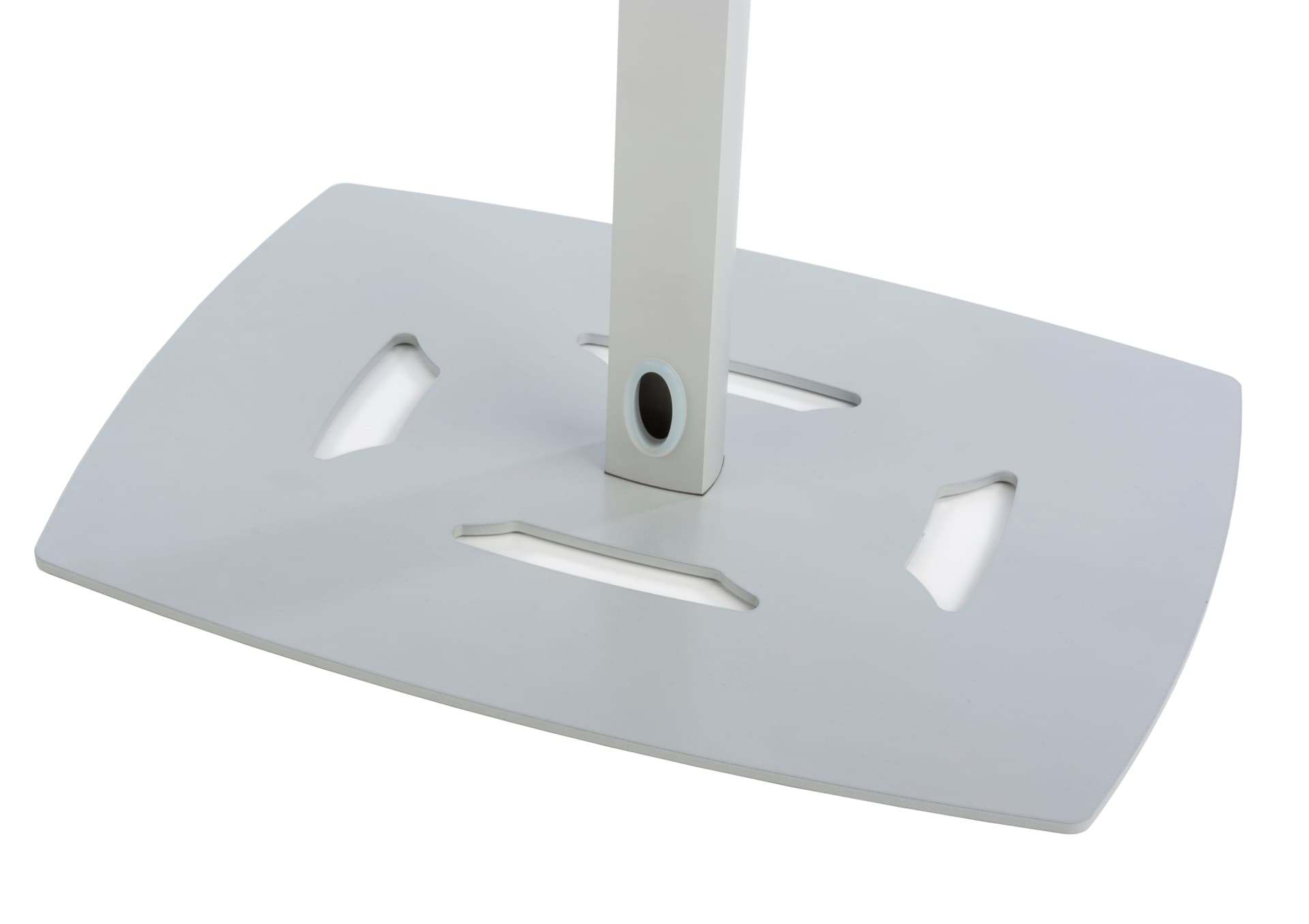 Silver Universal Floor Stand | Tilting & Rotating | Displays2Go