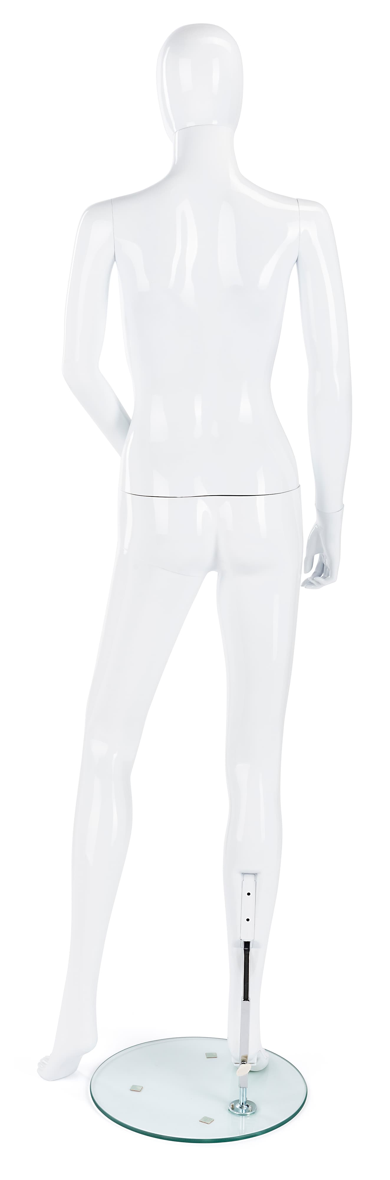 White Female Mannequin | Glossy Finish | Displays2Go