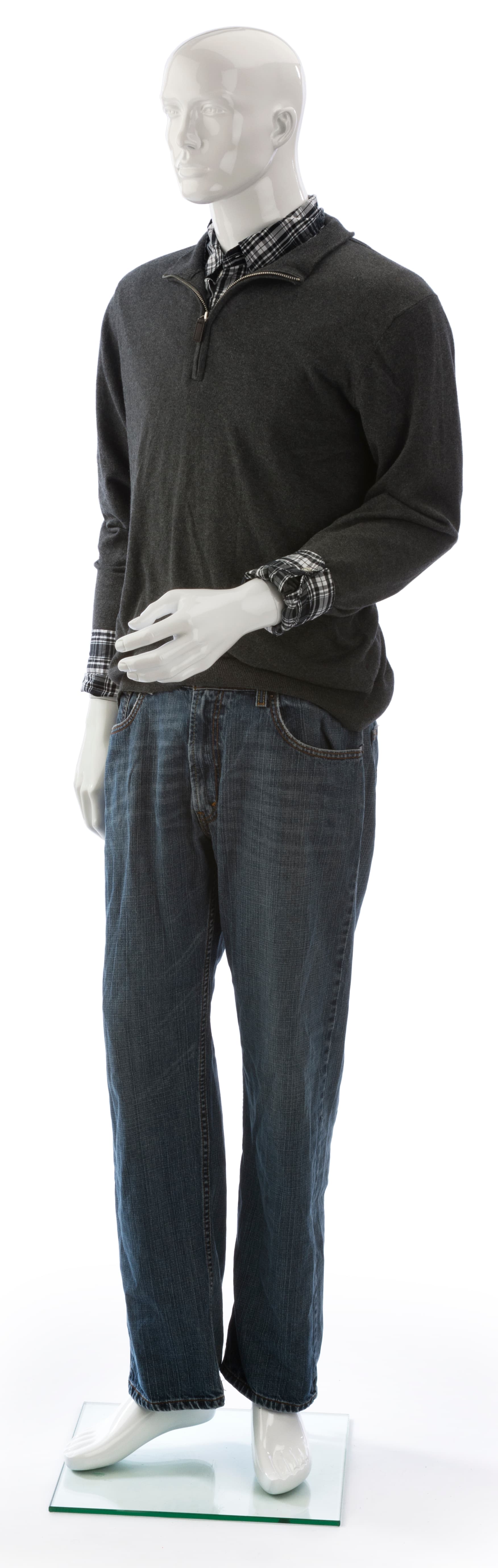 Poseable Male Mannequin | Defined Face Features | Displays2Go