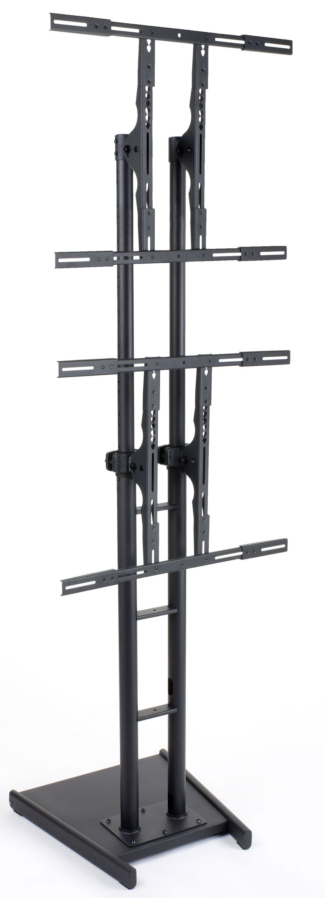 Flat Screen TV Racks | Dual Monitor Stand for Windows & Storefronts ...