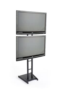 Flat Screen TV Racks | Dual Monitor Stand for Windows & Storefronts ...