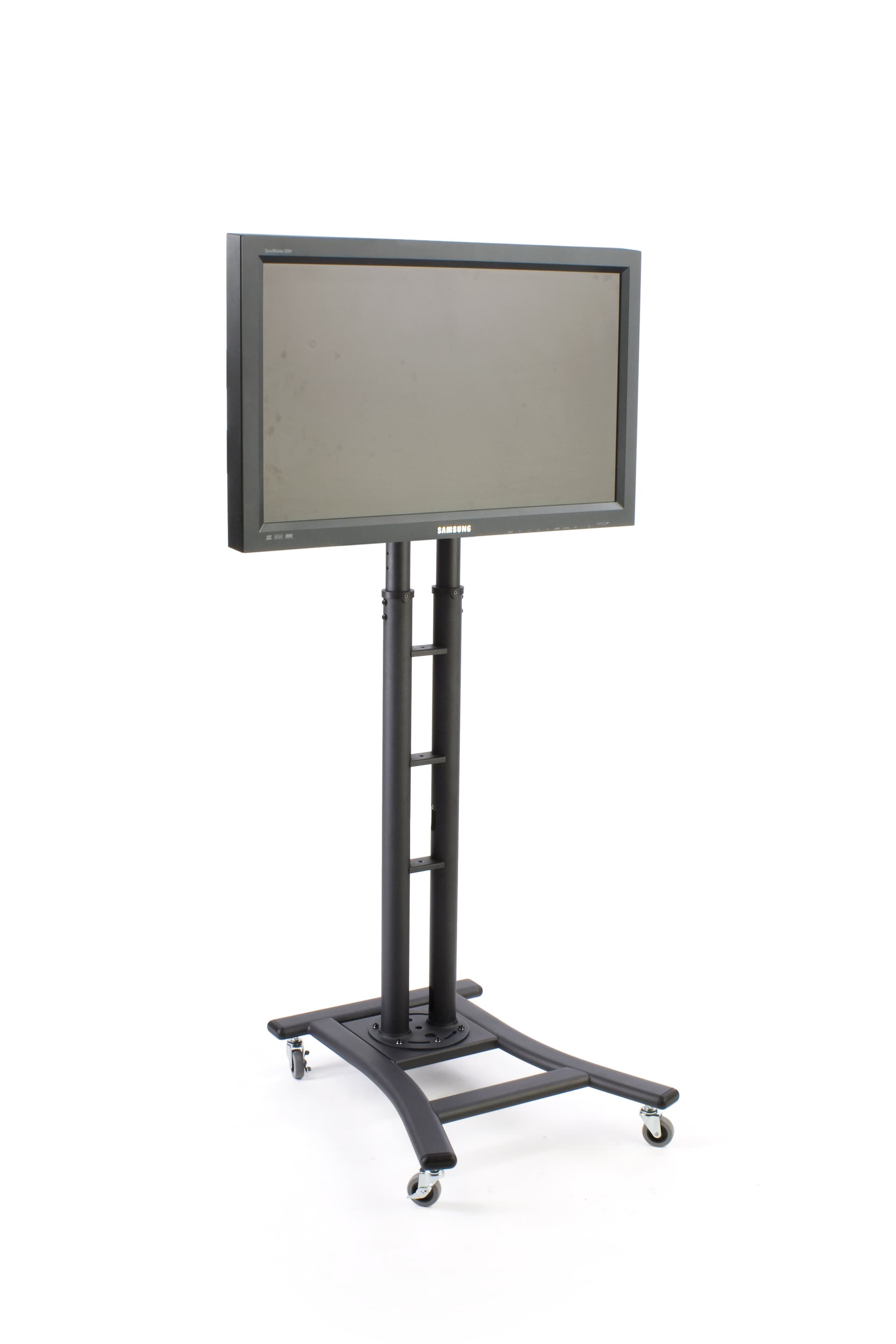 Adjustable Portable Flat Screen TV Stand | Locking Wheels | Displays2Go