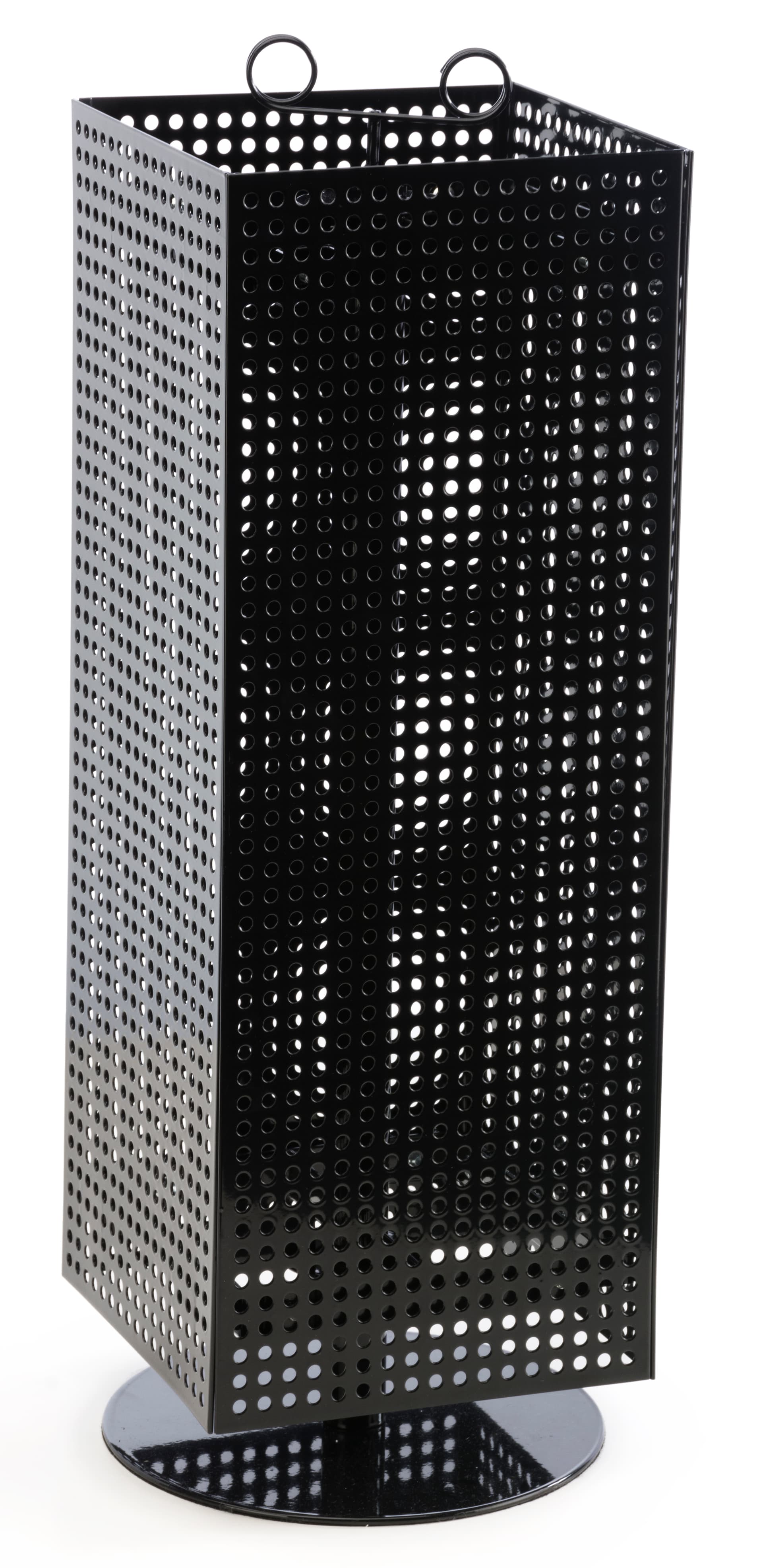 Black Pegboard Display Stand | Includes Sign Holder | Displays2Go