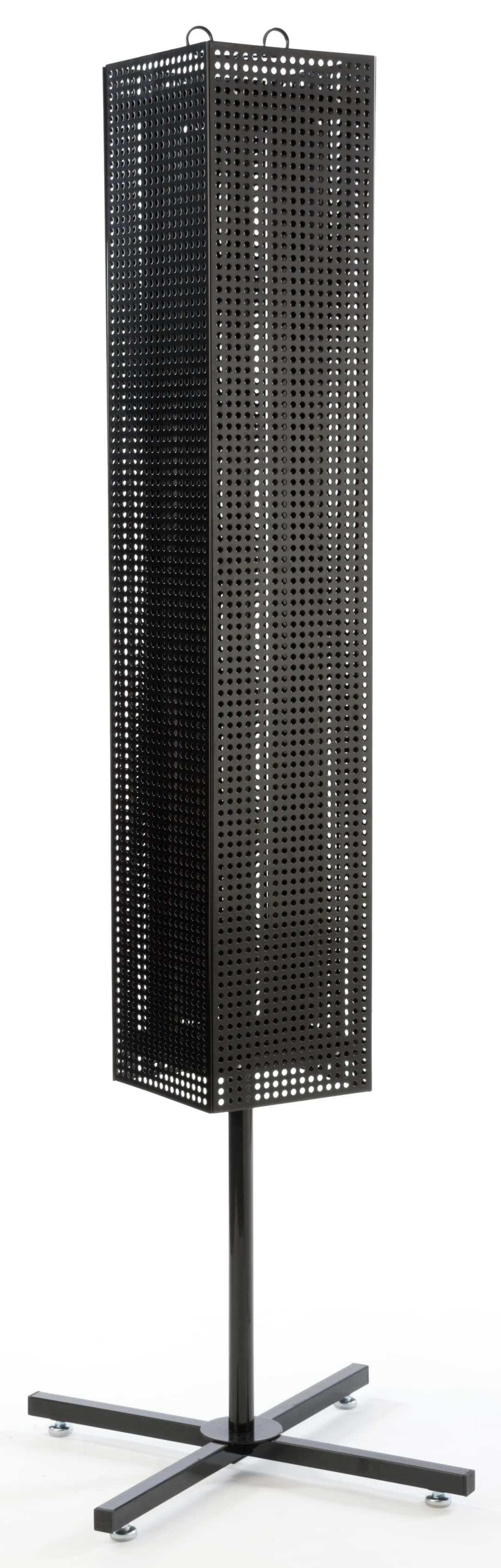 Black Pegboard Display Rack | with Sign Holder | Displays2Go