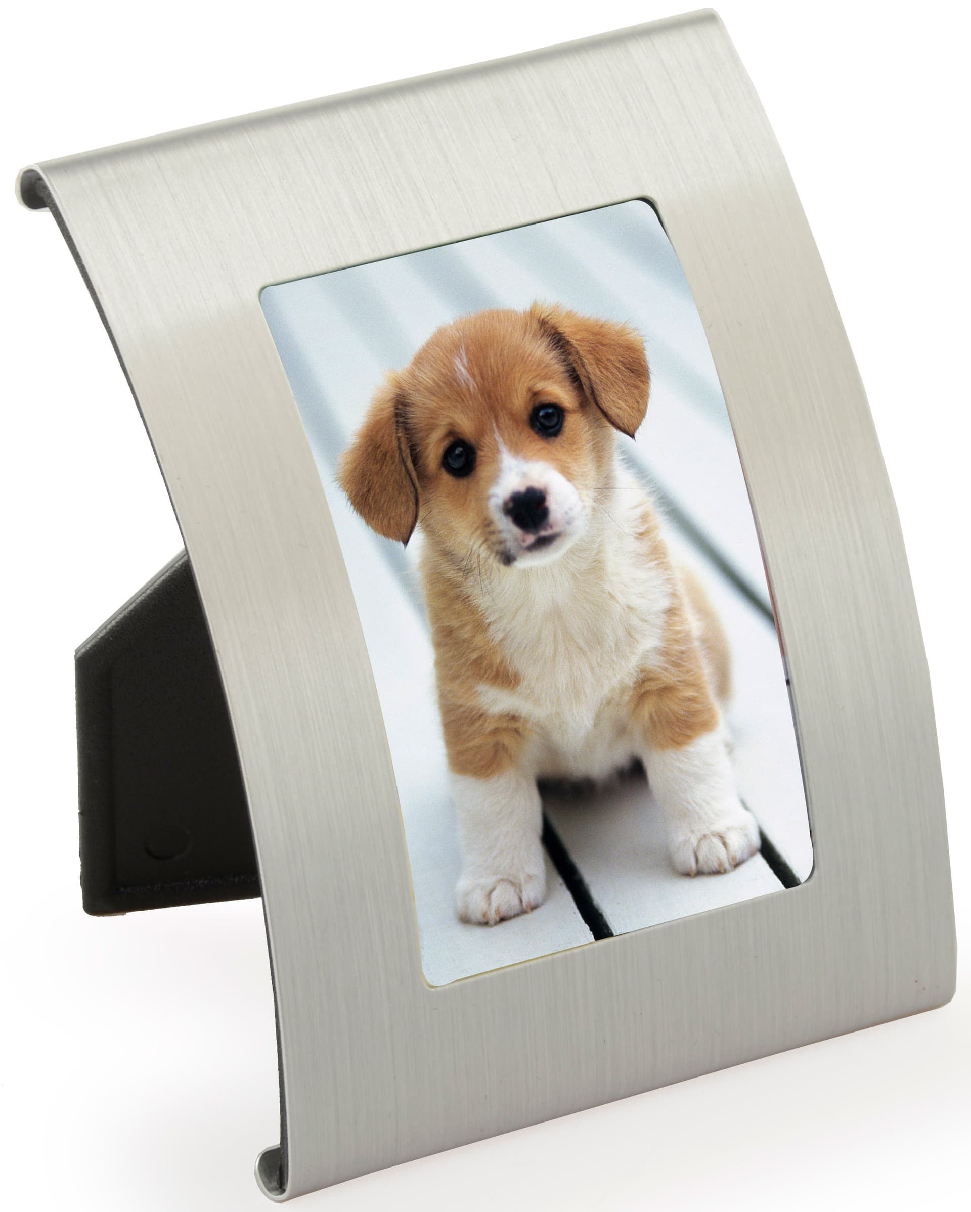 2 x 3 Curved Steel Frame | Silver | Displays2Go