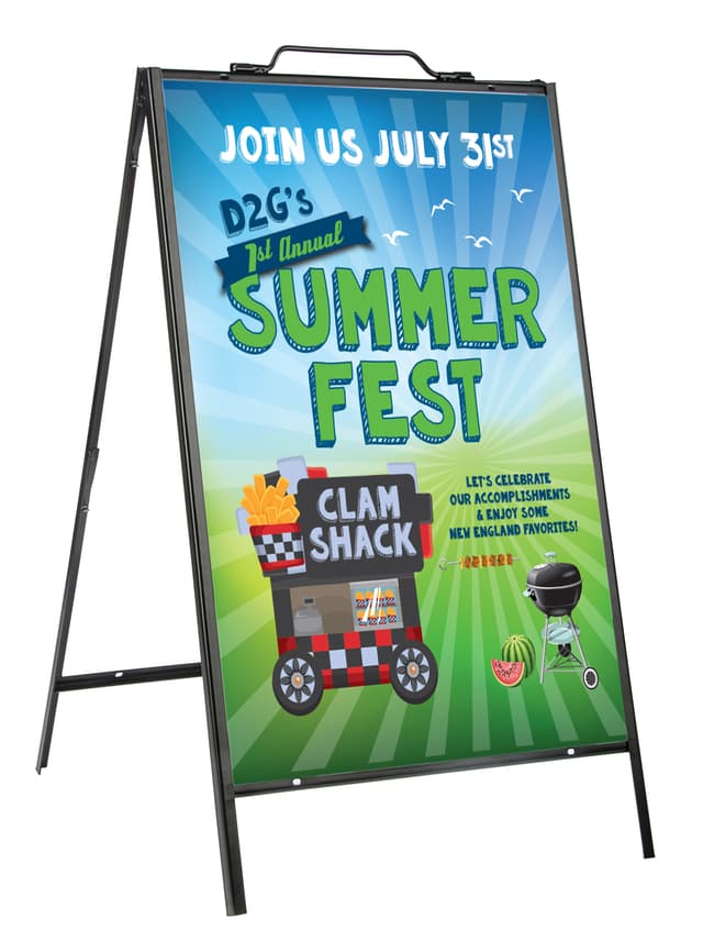 A-Frame Yard Signs | Election & Real Estate Frames | Displays2Go