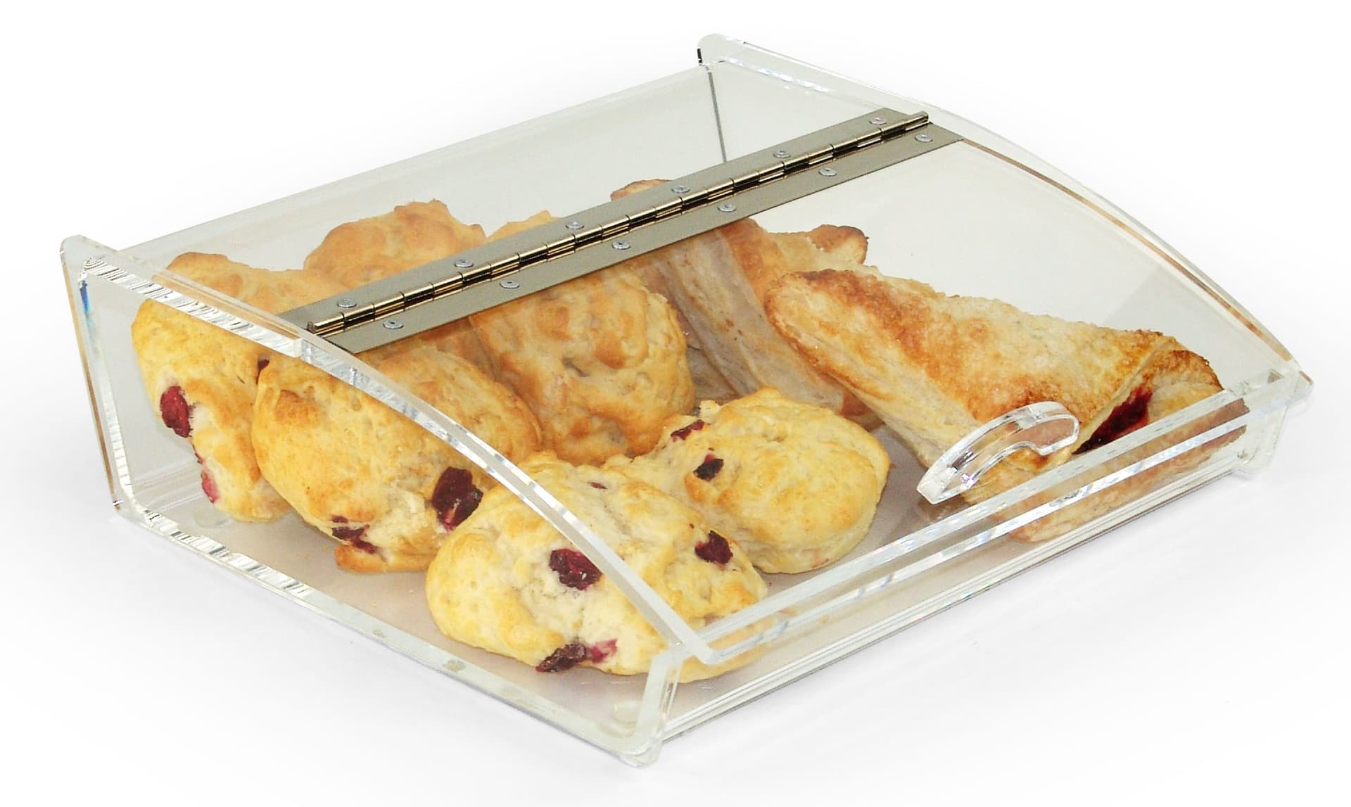 Curved Acrylic Food Display - For Pastries & Donuts | Displays2Go