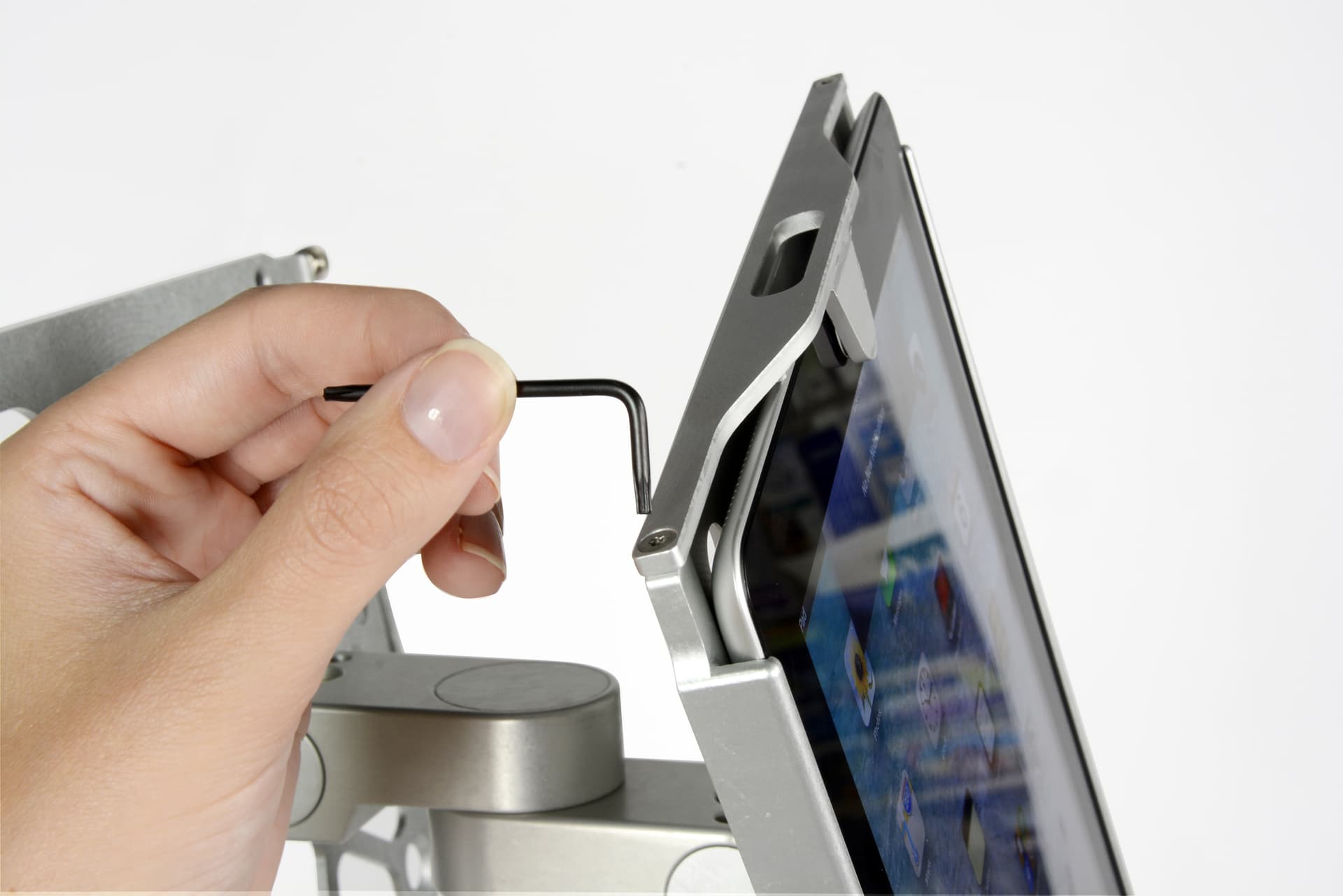 Dual iPad Floor Stand | Portrait or Landscape Orientation | Displays2Go