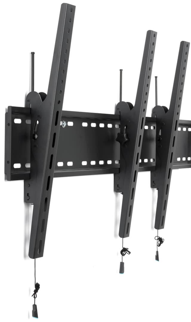 3-Monitor Wall Portrait TV Mount | With Release Cables | Displays2Go