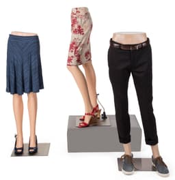 Female Mannequin Leg Form | Metal Base | Displays2Go