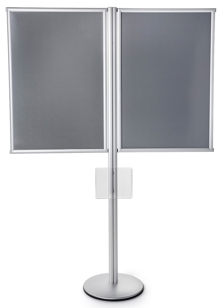 Multi Poster Floor Stand Literature Display | 24” x 36” Artwork ...