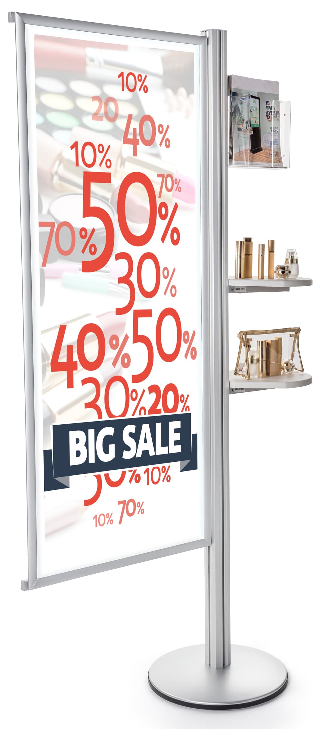 Snap Frame Dual Offset Literature Display Stand | 22 x 56 Graphic ...