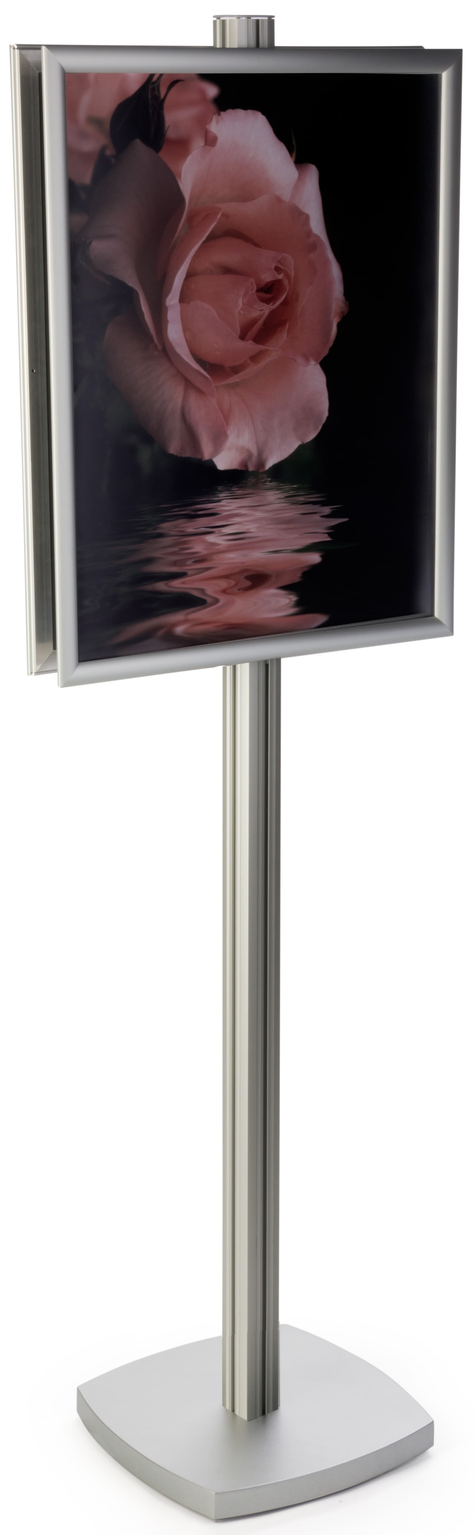 22x28 Sign Display Floor Stand | Steel Square Base | Displays2Go