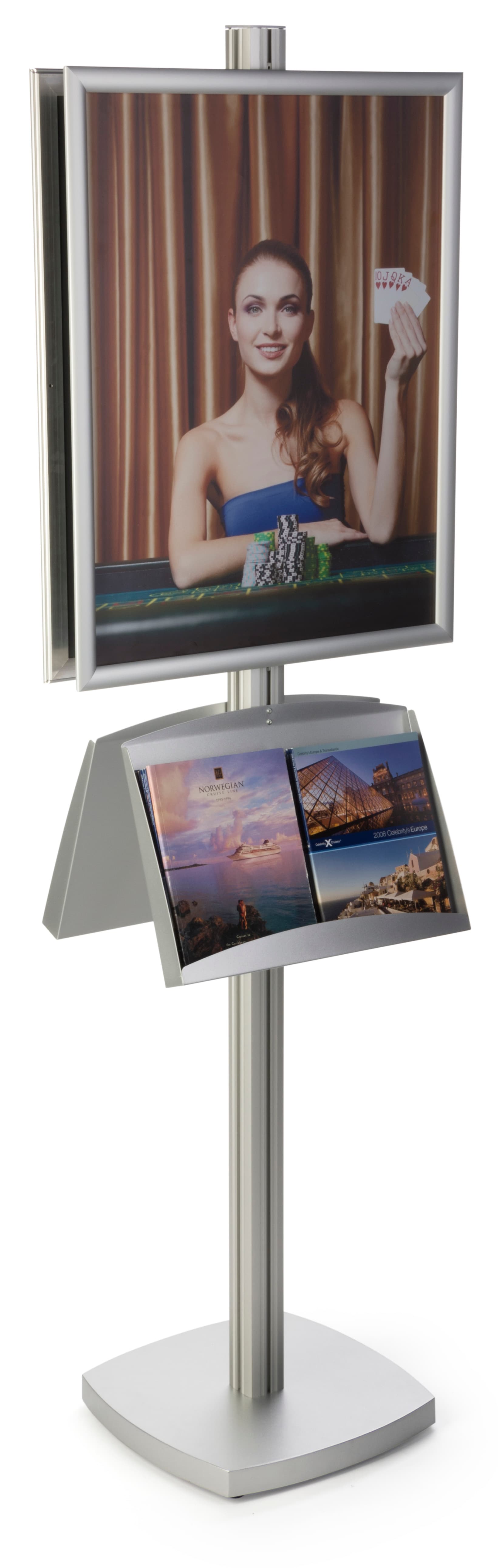 22x28 Metal Poster Literature Stand | Double Sided | Displays2Go