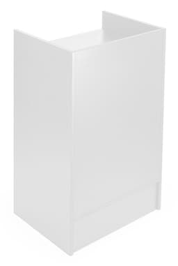 Solid White Register Stand | 24" Cash Wrap | Displays2Go