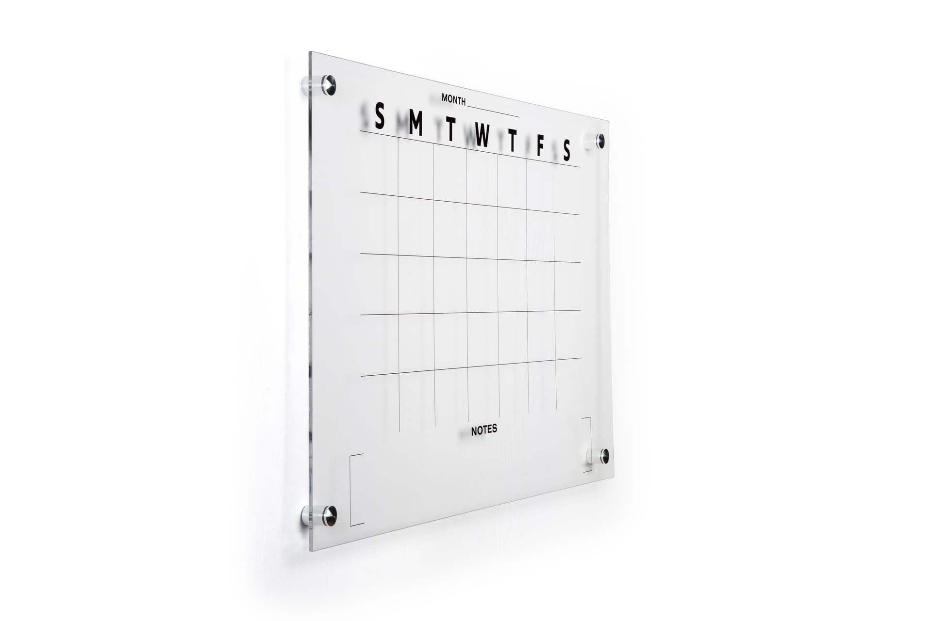 30-Day Calendar Whiteboard | Wall-Mounted Acrylic | Displays2Go