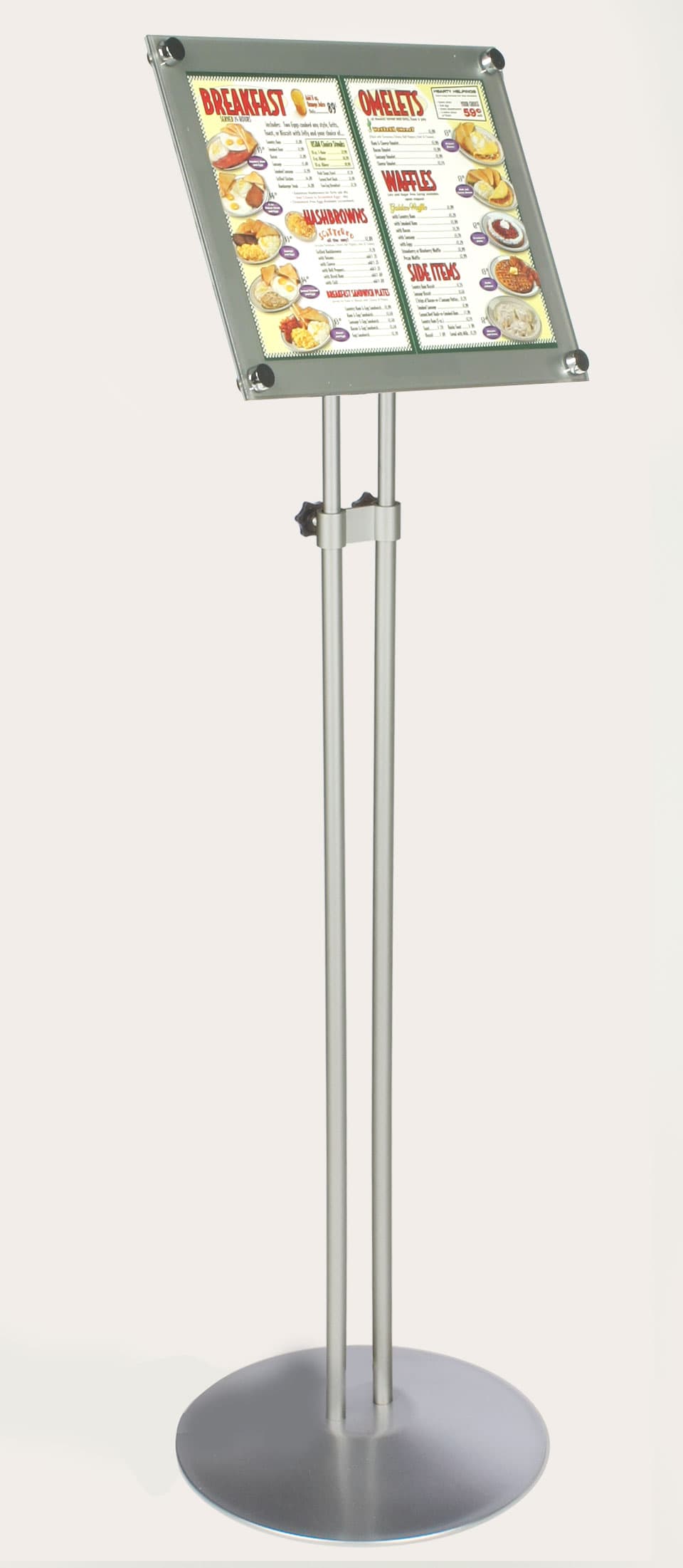 Menu Holders | Frame With Aluminum Stand - Portrait or Landscape ...