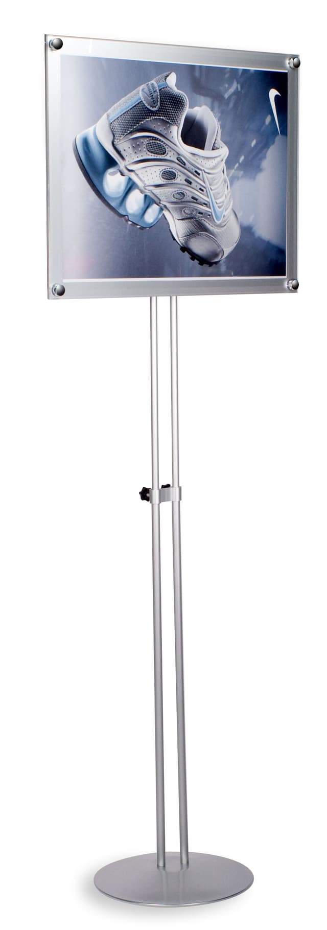 18 x 24 Sign Stands w/ Silver Height Adjustable Assembly | Displays2Go