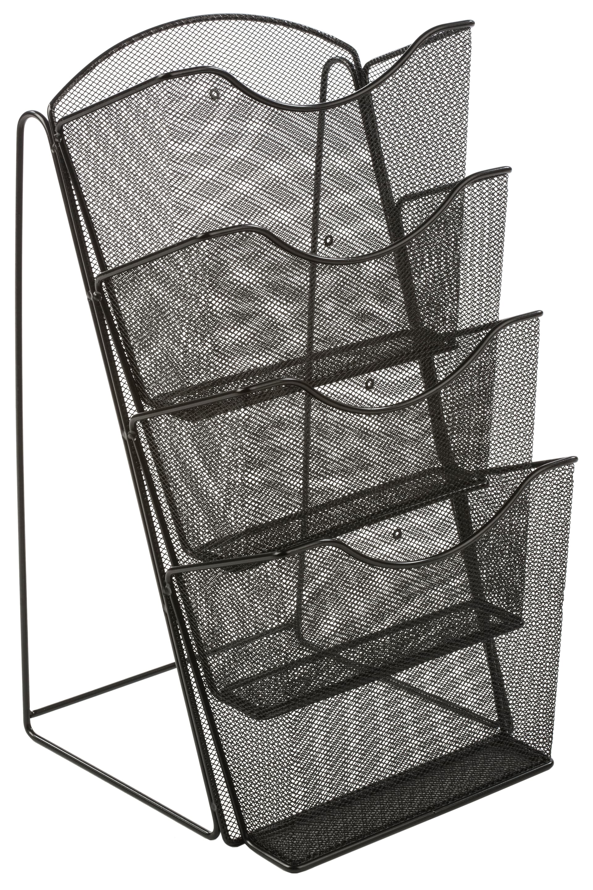 Mesh Counter Magazine Rack | Steel Wire | Displays2Go