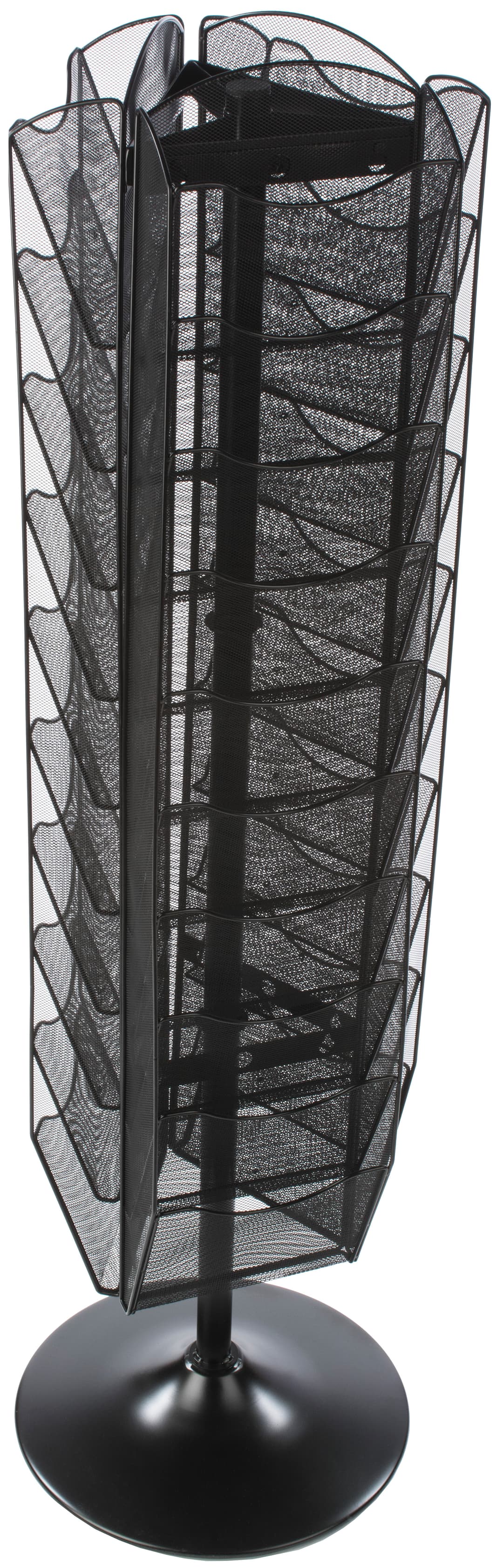 Revolving Mesh Brochure Stand | Weighted Base | Displays2Go