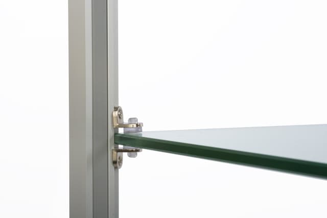 Glass Tower Shelves | Adjustable Height | Displays2Go