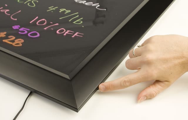 LED Writing Boards - Flashing Light Animation | Displays2Go