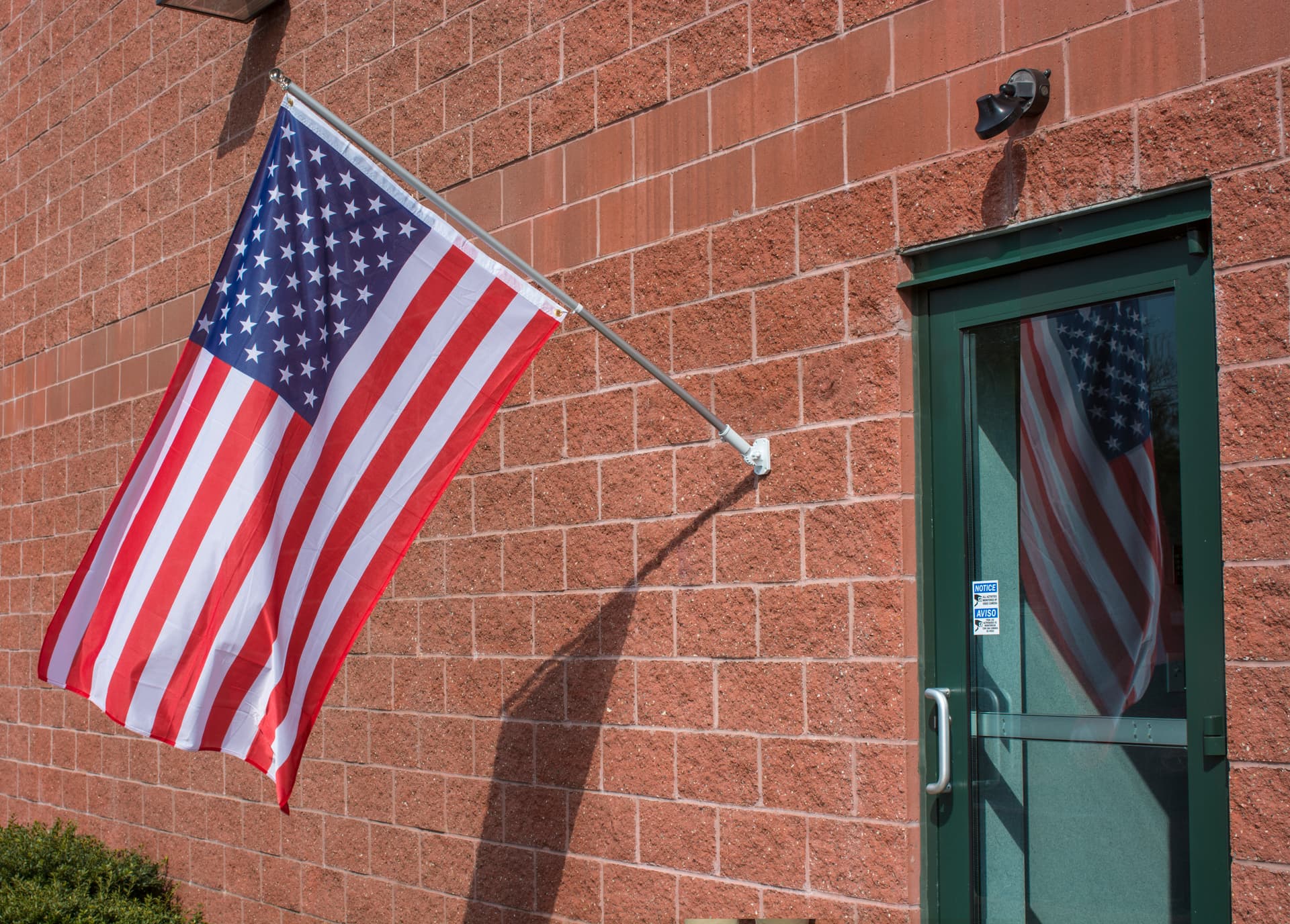 American Flag and Pole Set | 60” Long Mounting Rod | Displays2Go