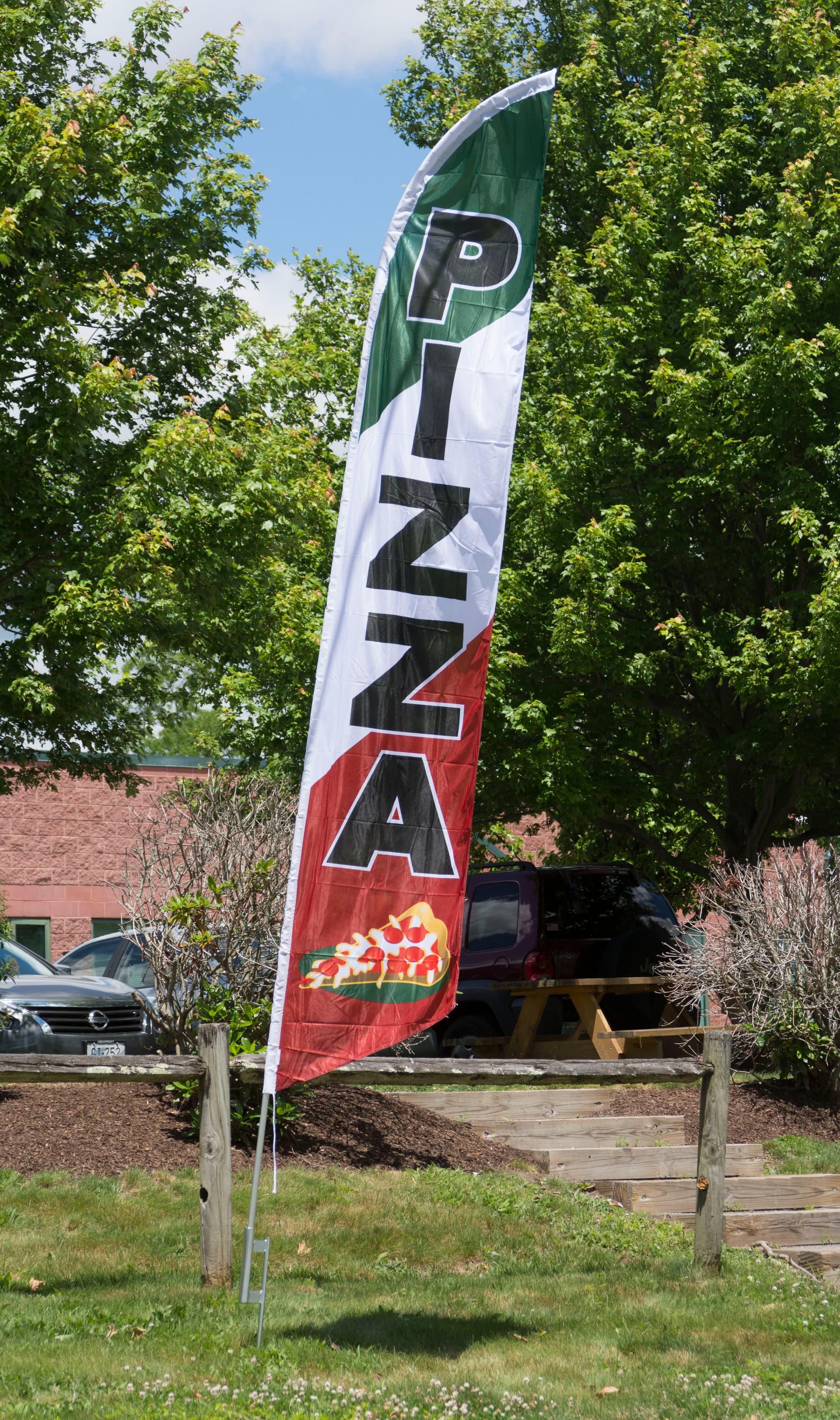 Pizza Flag | Full Color | Displays2Go