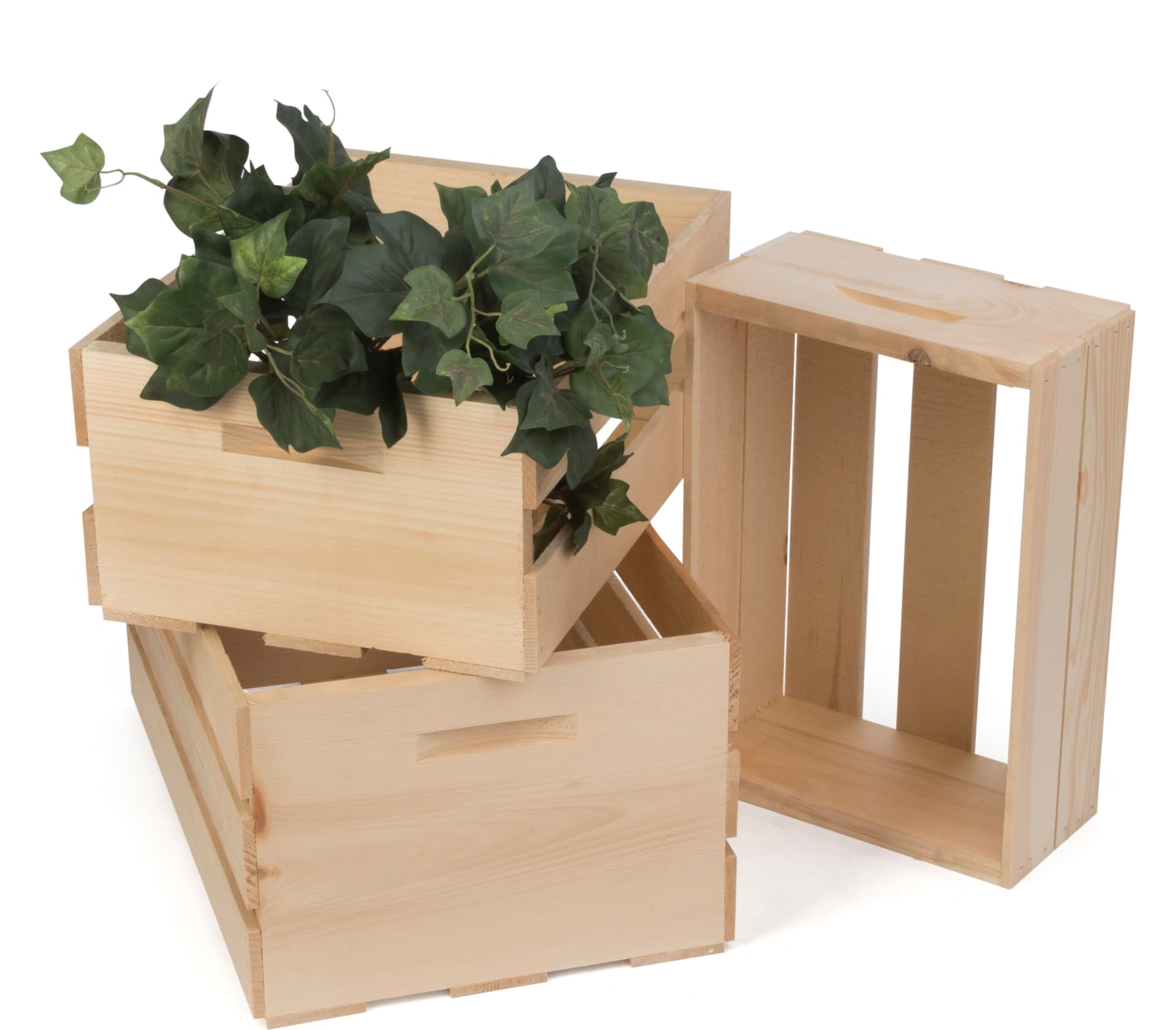 Retail Display Crates | Northern White Pine Build | Displays2Go