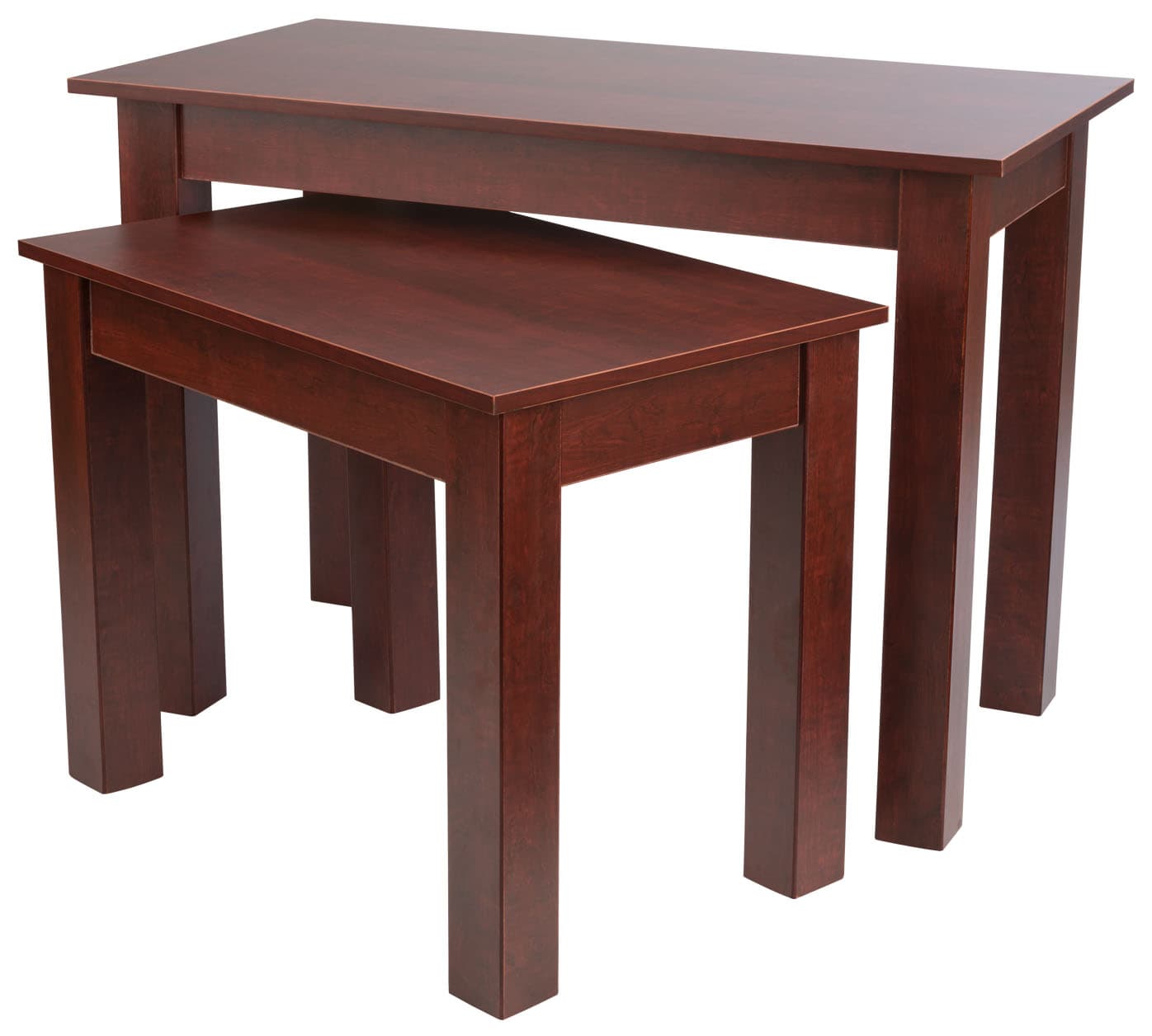 Cherry Wood Nesting Tables | Sold in Set of 2 | Displays2Go