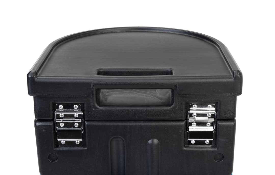 Travel Case Podium Stand | 39” Tall | Displays2Go