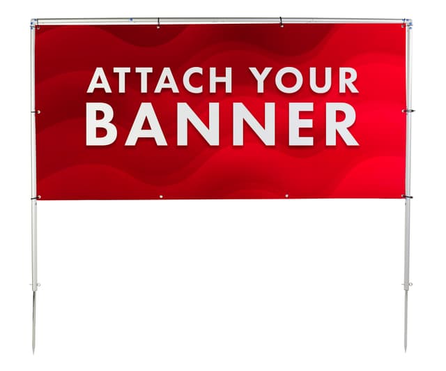 In-Ground Banner Frame | Portable Design w/ Carry Case | Displays2Go