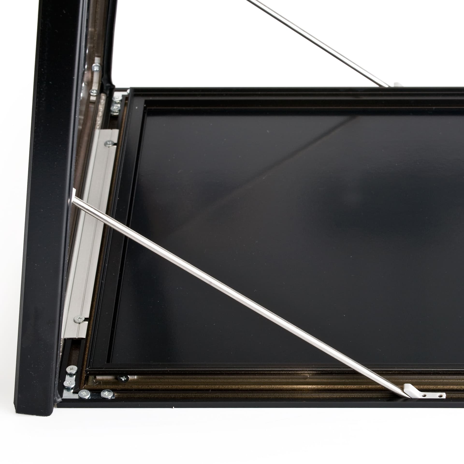 Restaurant Menu Case | Magnetic Surface With Locking Cabinet | Displays2Go