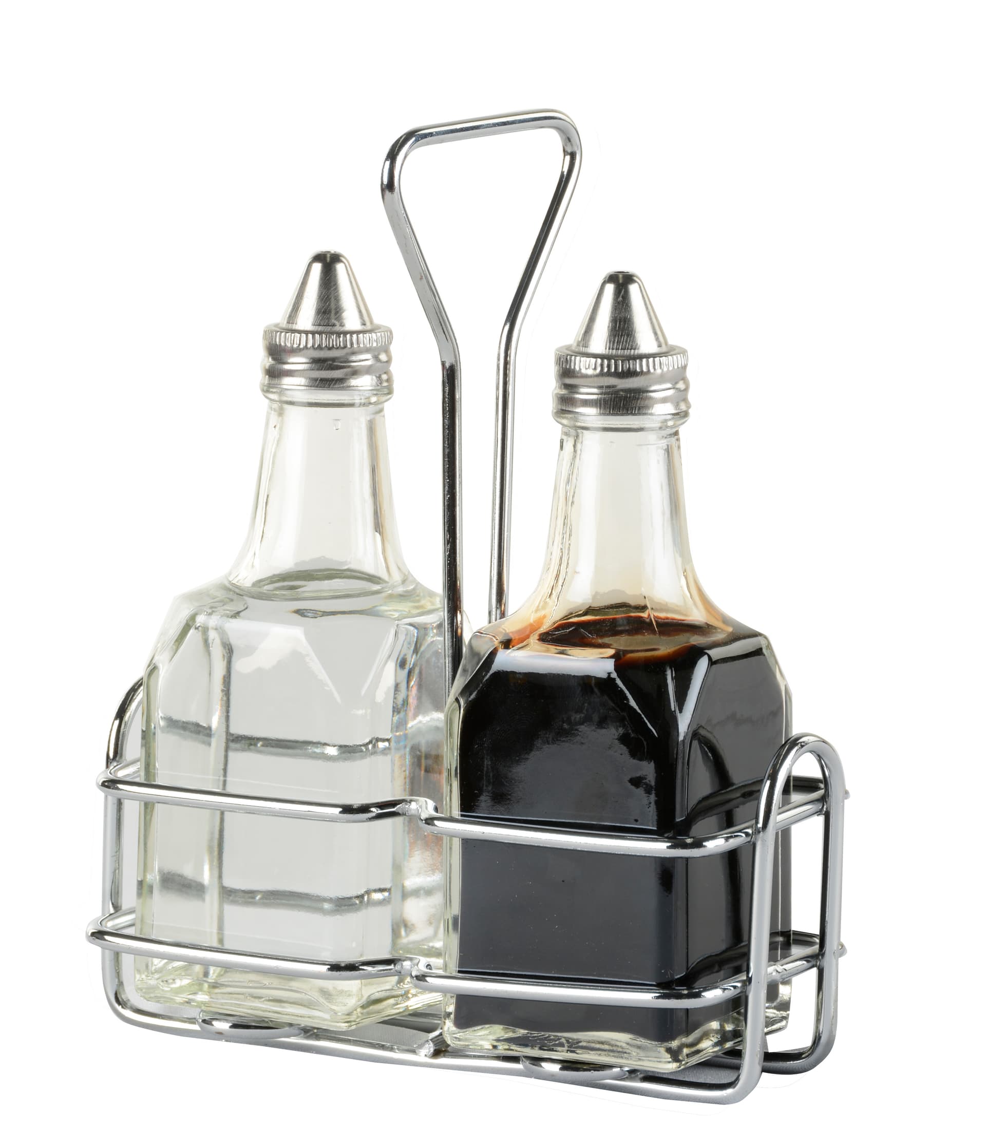 Oil and Vinegar Caddy, Set of 24 Stainless Steel Racks | Displays2Go