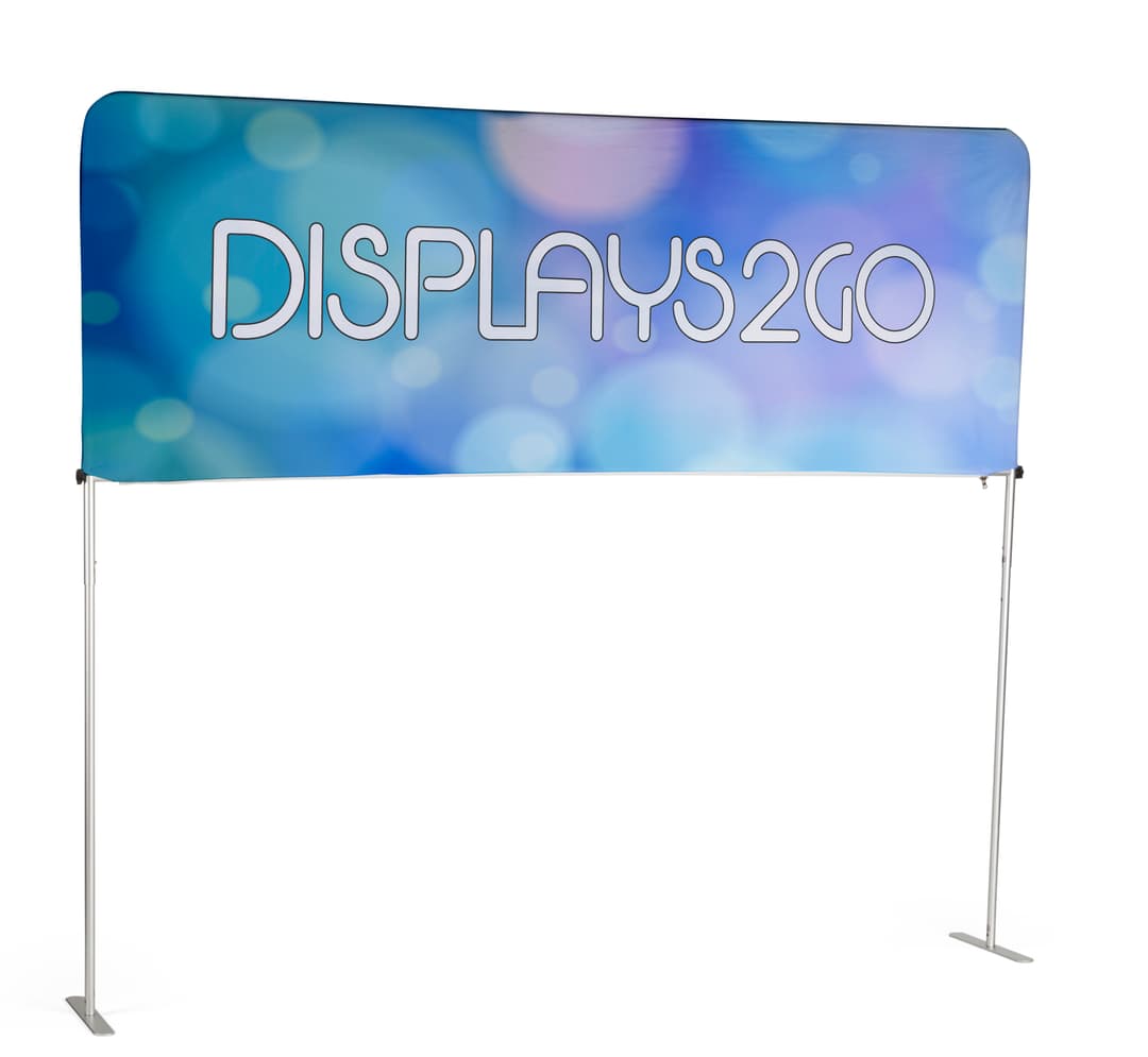 8’ Trade Show Table Header | Double Sided Custom Printing | Displays2Go