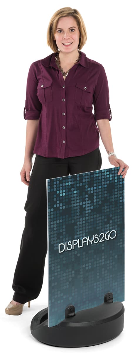Custom Graphic Weighted Sign Base | For Outdoor Use | Displays2Go