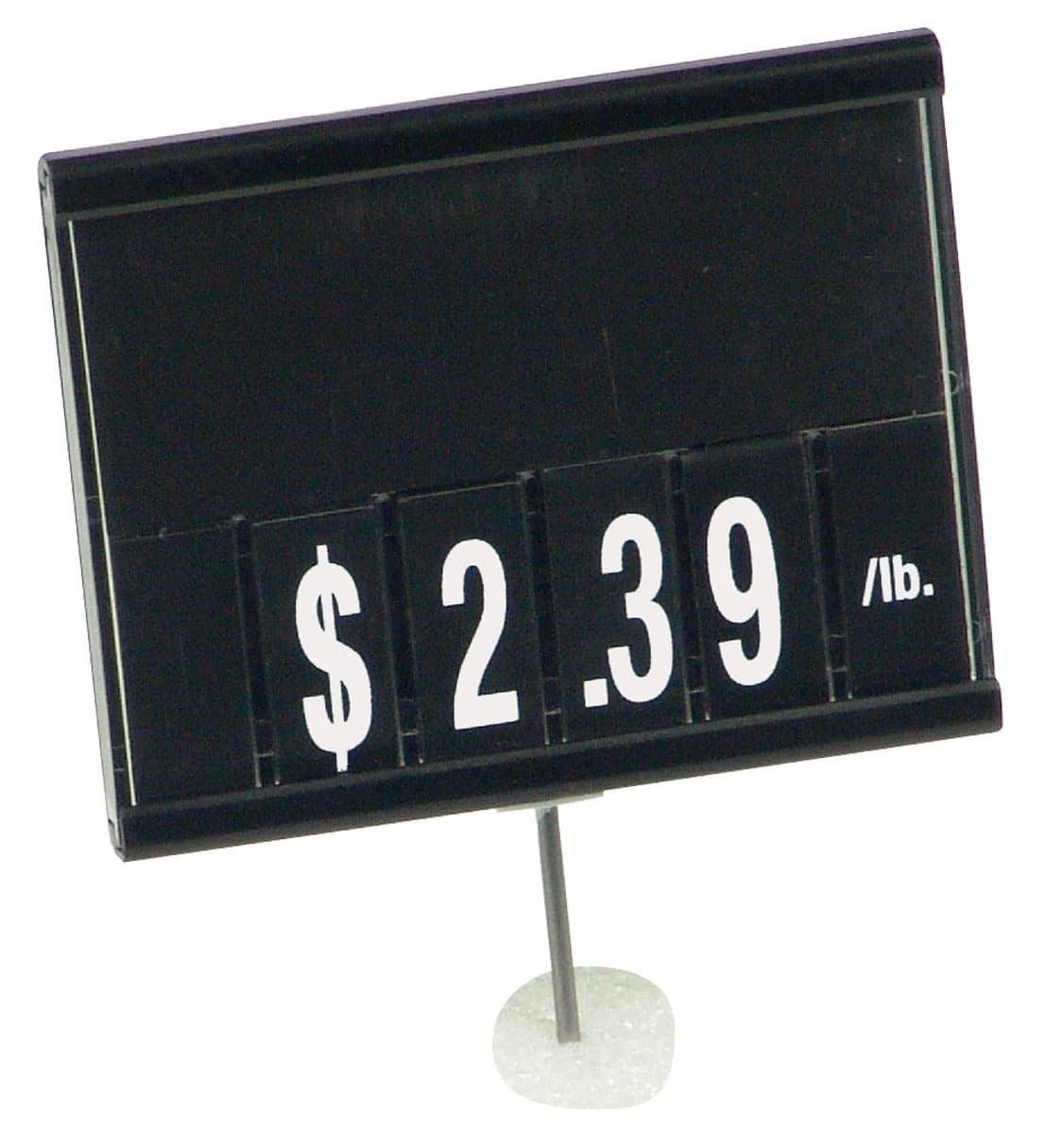 Metal Stick Price Tag | PVC Header & Number Cassette | Displays2Go