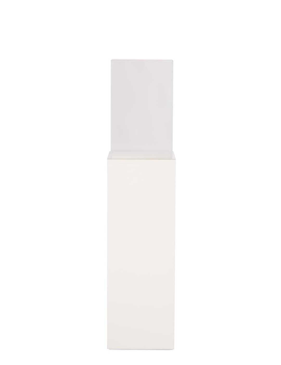 White Display Pedestal | 47", 53", 59" Available | Displays2Go