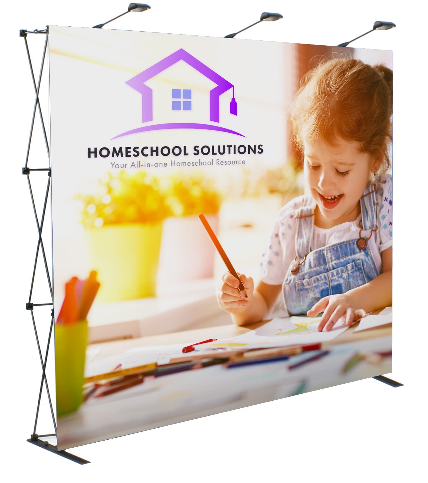 7ft Pop Up Displays | Collapsible Design | Displays2Go