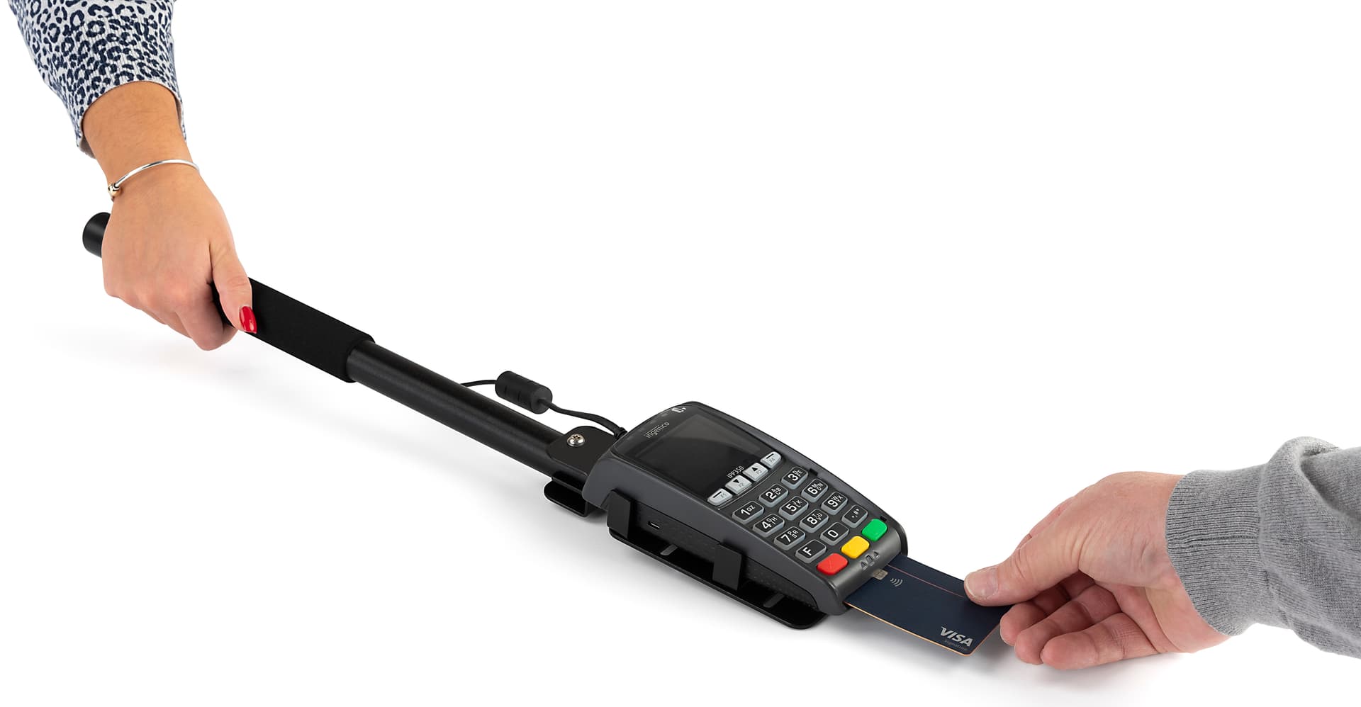 Drive Through Extension Arm | Adjustable Prongs for Card Readers ...