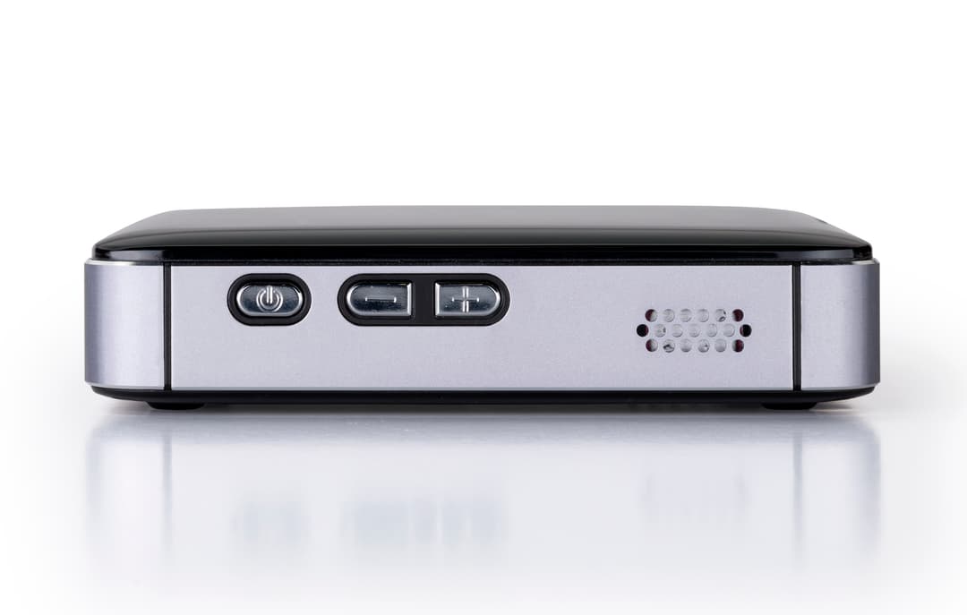 Pico Projector | Rechargeable, with HDMI Input & Optical Lens | Displays2Go