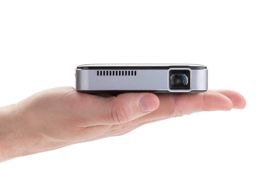 Pico Projector | Rechargeable, with HDMI Input & Optical Lens | Displays2Go