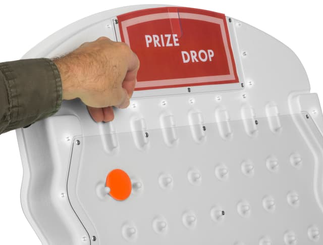 Tabletop Disk Drop Game | White LED Lights | Displays2Go