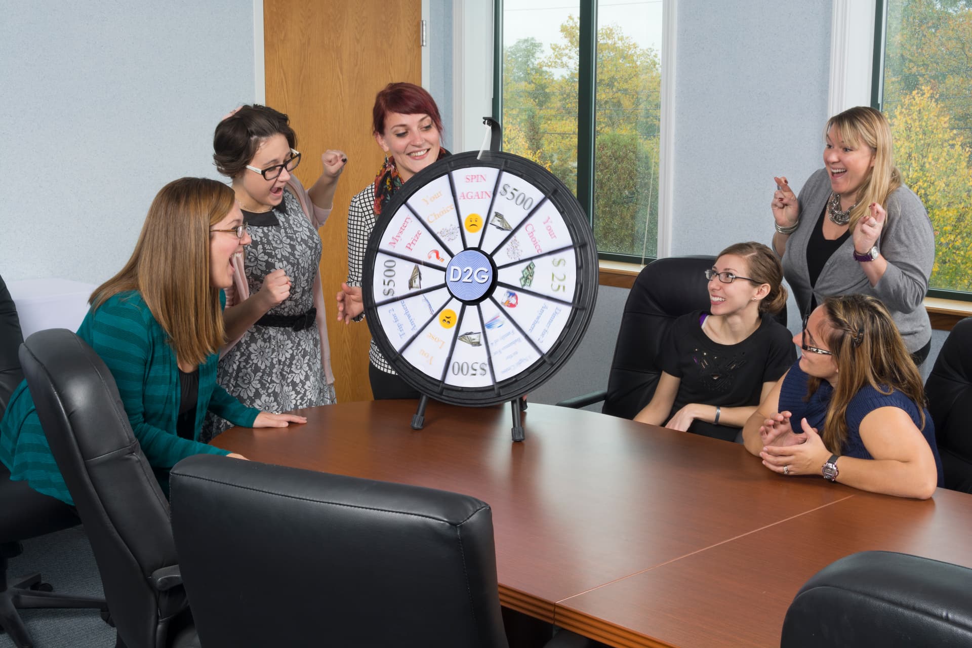 Spin and Win Game | 26”w Wheel with Tripod Base | Displays2Go